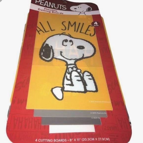 Kitchen | Peanuts Snoopy Woodstock Flexible Cutting Board Set | Poshmark